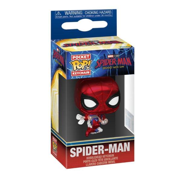 Spider-Man: Brand New Day – Spider-Man Metallic Pop! Vinyl Keychain ...