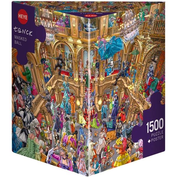 Heye Tanck, Masked Ball 1500pc Puzzle – Gametraders Chermside